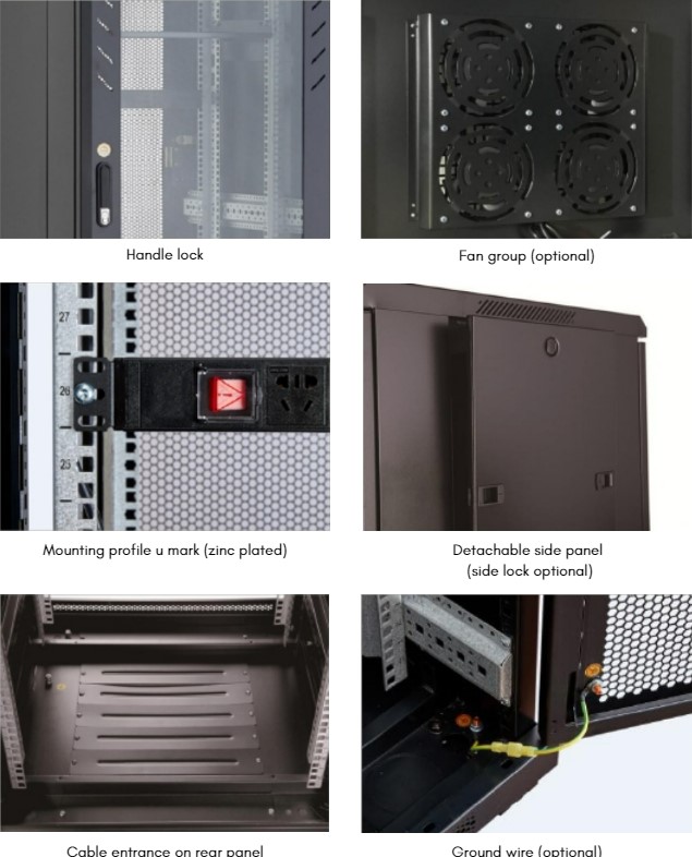 47U Floor Standing Server Rack Rack-A38042
