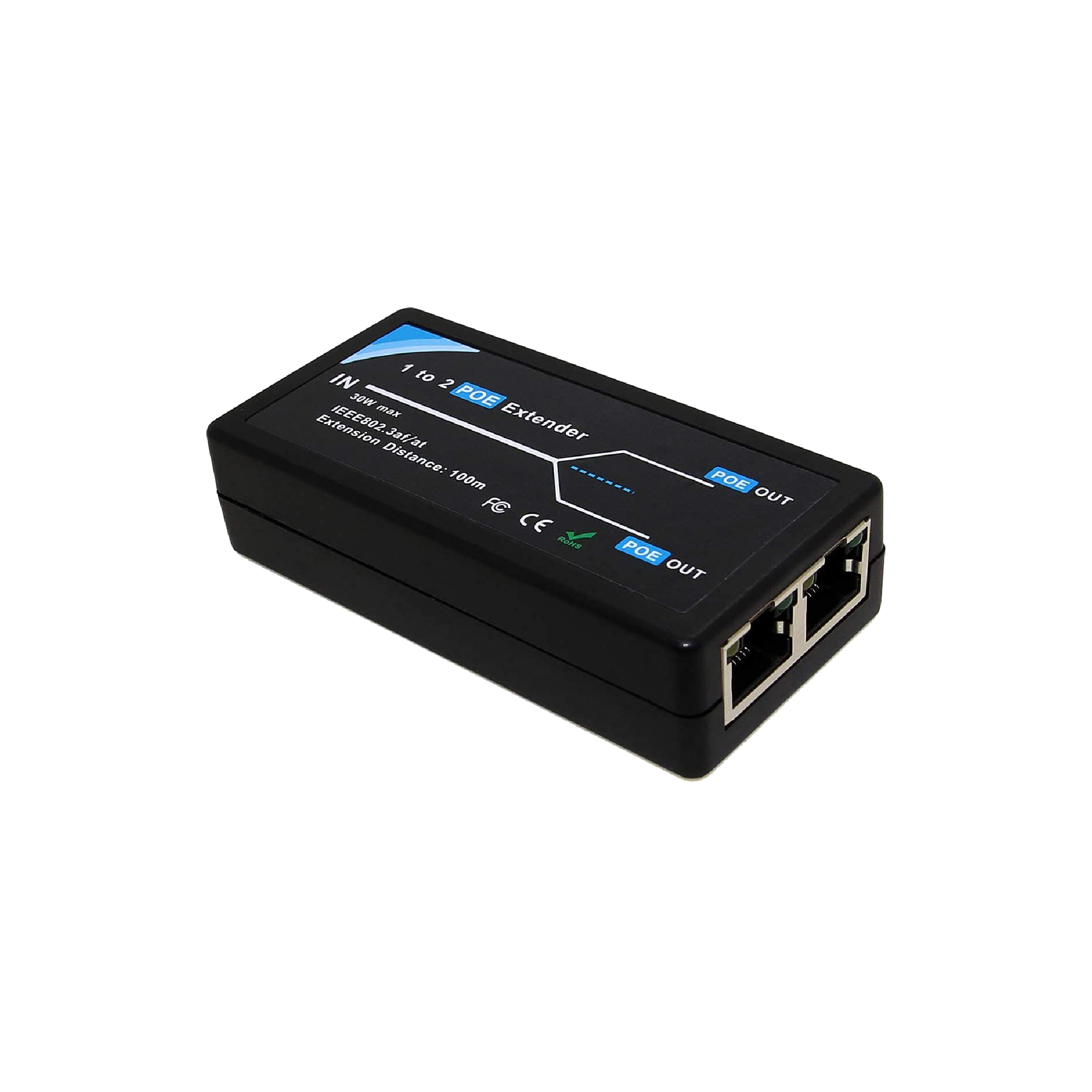 PoE Extender | VIS-AS-PoE Extender (1 in 2 out)