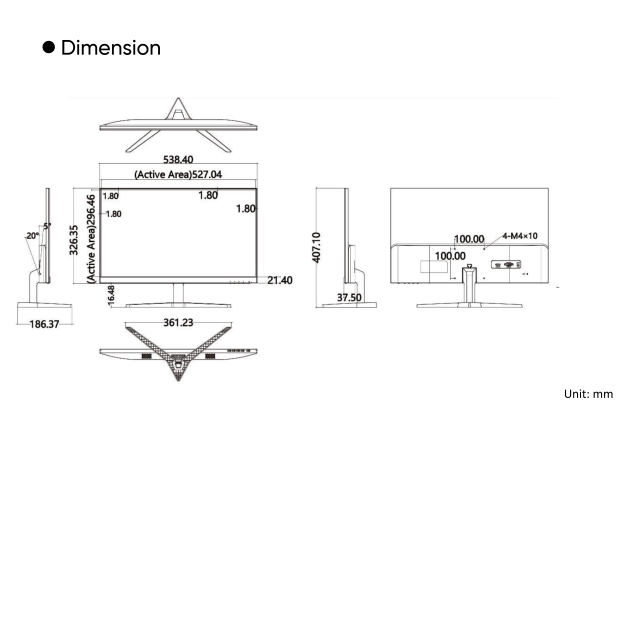 24 inch FHD VA Monitor | DS-D5024FN10