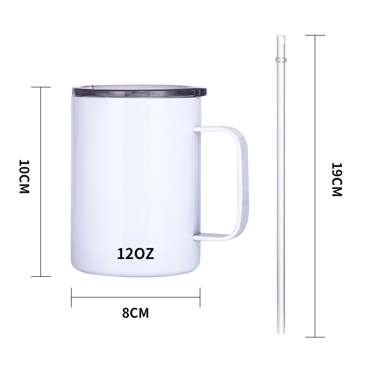 12oz Lowball Tumbler Mug Double Wall Insulated Stainless Steel Coffee ...