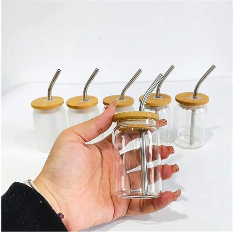 3.5oz Clear Frosted mini glass Blanks Sublimation