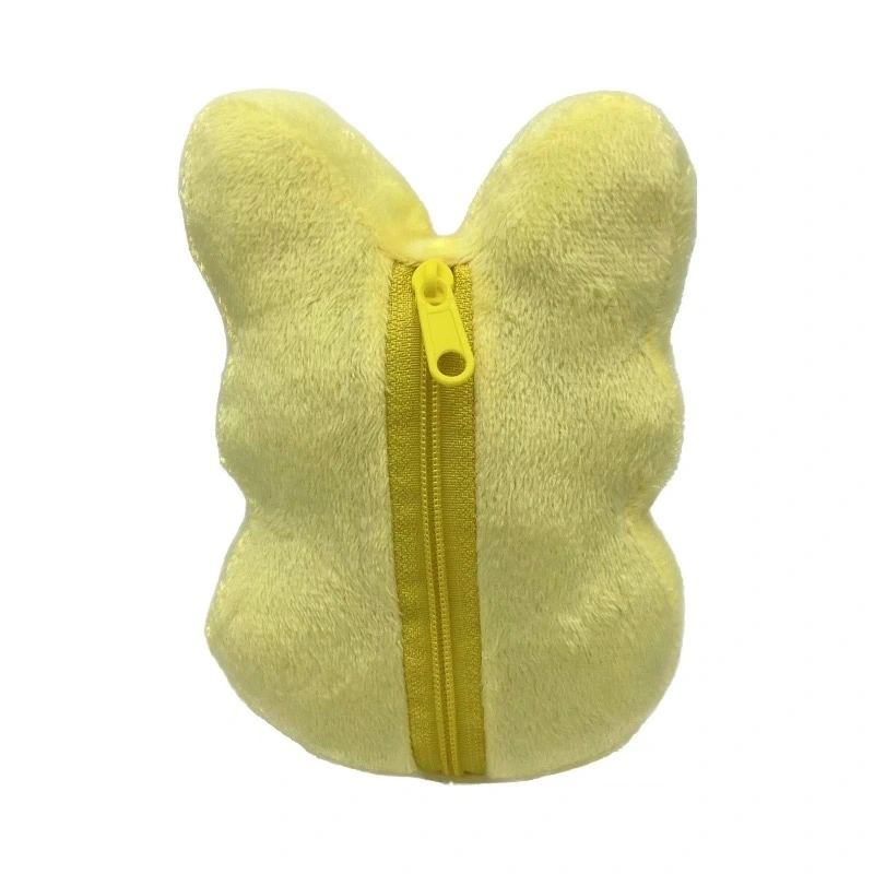6 Plush Peeps Rabbit with Zipper for Easter- Chinese Warehouse