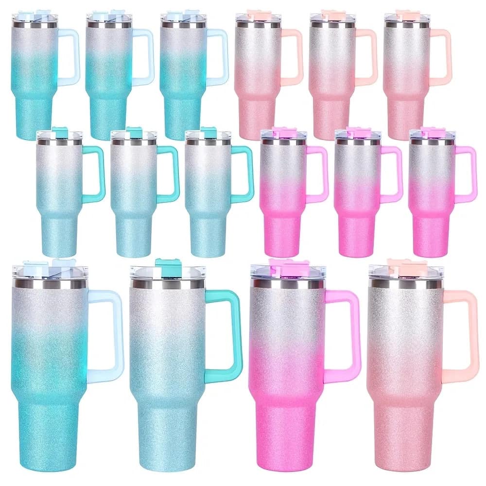 40OZ gradient travel mugs,mixed color, sublimation
