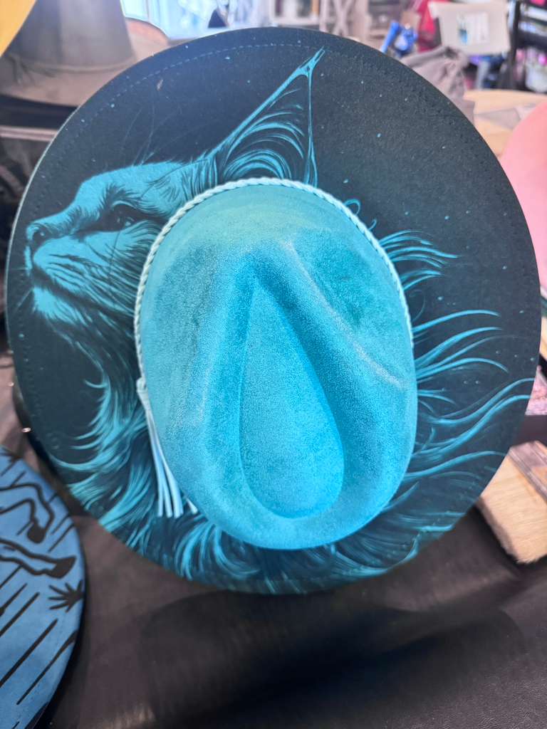 Wide Brim Vegan Suede Blank Hat-USA