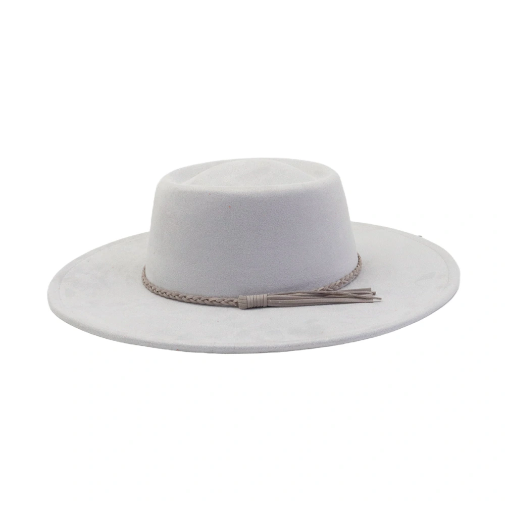 Vegan suede hats with round top