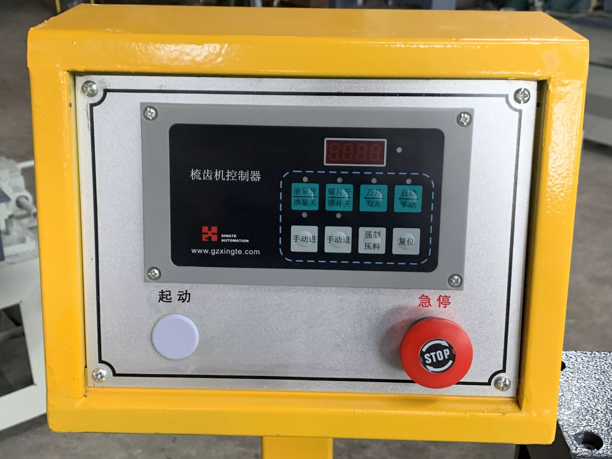 Rilyn Pneumatic Semi-automatic Finger Joint Comb Tenoning Machine MX3512B