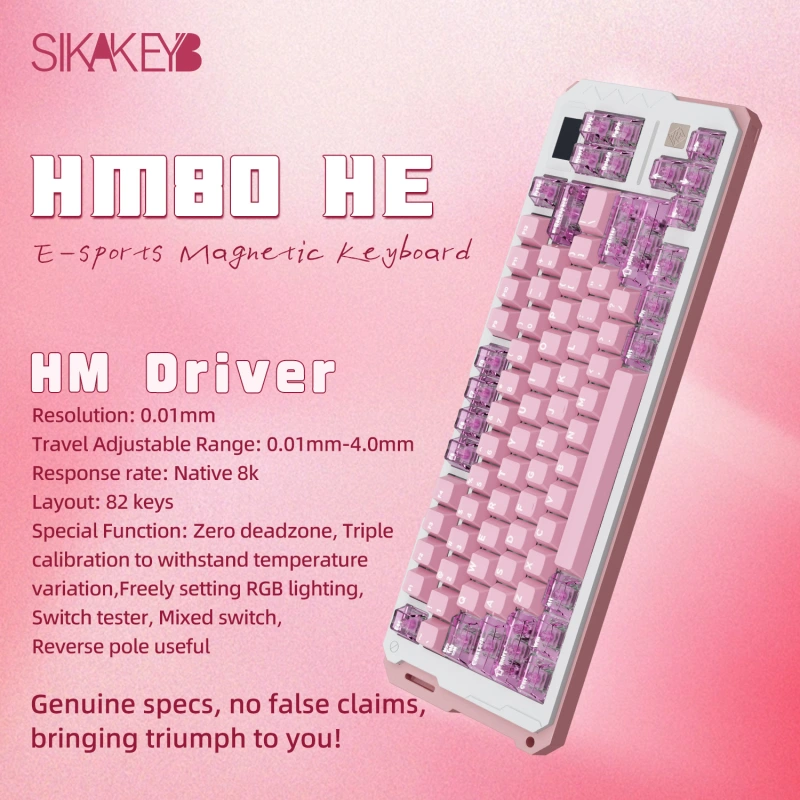 Sikakeyb Castle Hm80 He Esports Games Aluminum Magnetic Keyboard