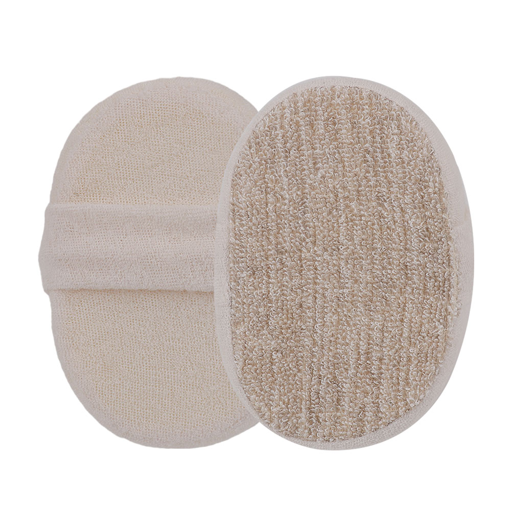 Light White Soft Sponge With Handle,Bath Sponge