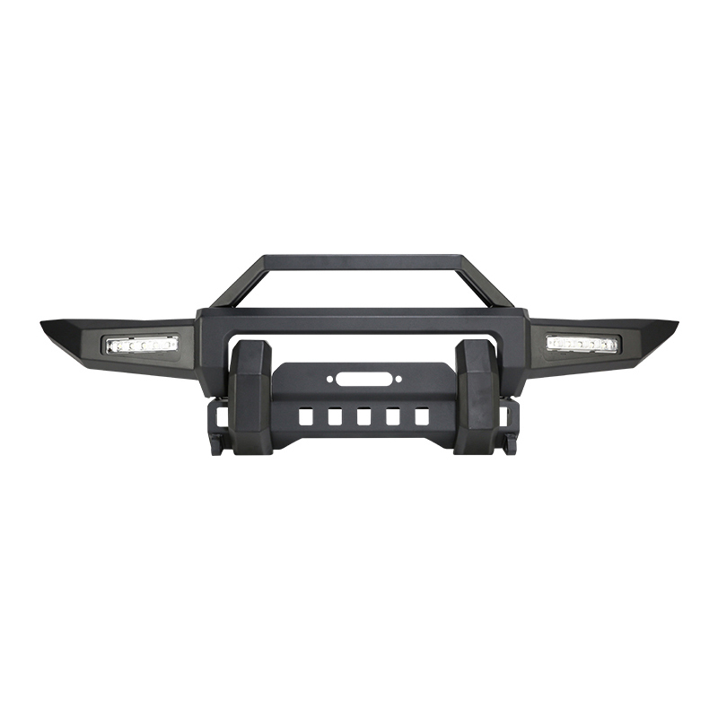Front Bumper A - Steel/Aluminium with DRL with Winch mount for Jimny JB74W JB64W JB74 JB64 2018 ...
