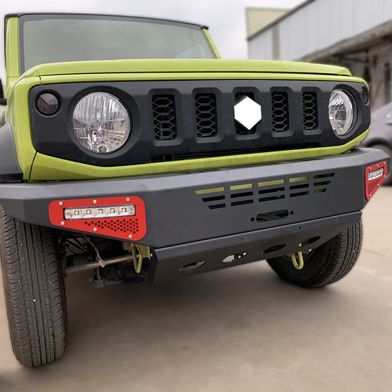 Front Bumper B Steel with Winch mount for Jimny JB74W JB64W JB74 JB64 2018+,Bumper etc
