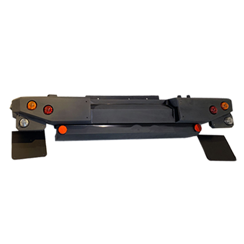 Defender style Rear Bumper -Black Aluminum materials Including lamp and ...