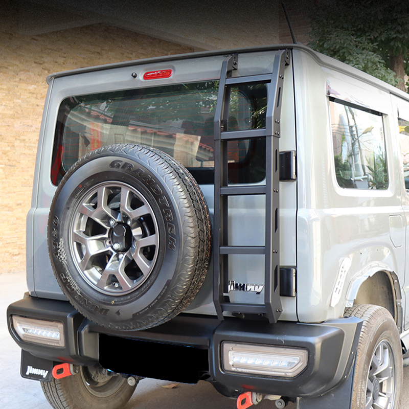 Taildoor ladder-C for Jimny JB74W JB64W JB74 JB64 2018+,Roof Rack etc