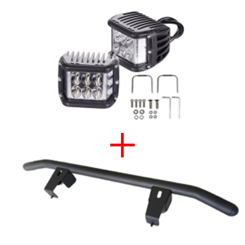 Spot light bar With 36W LED Spotlights * 2 for Jimny JB74W JB64W JB74 ...