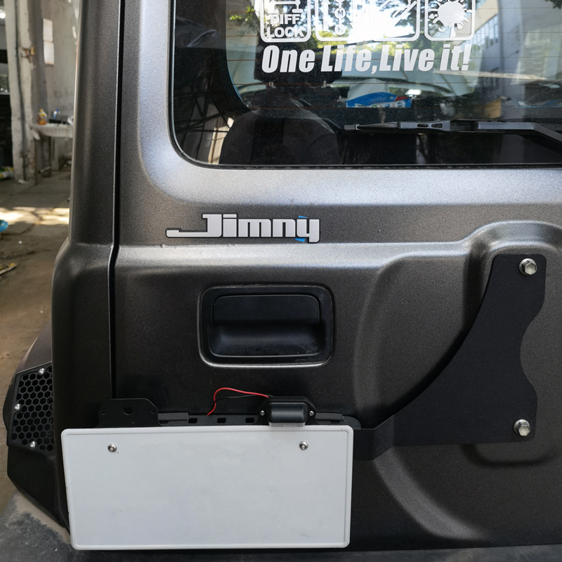 License plate Frame with 2 lights for Jimny JB74W JB64W JB74 JB64 2018 ...