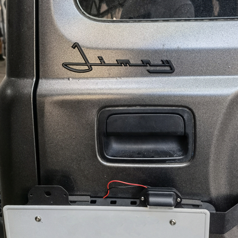 License plate Frame with 2 lights for Jimny JB74W JB64W JB74 JB64 2018+,Roof Rack etc
