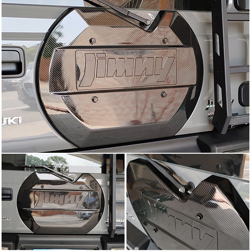 Spare wheel mounting Cover With jimny LOGO for Jimny JB74W JB64W JB74 ...