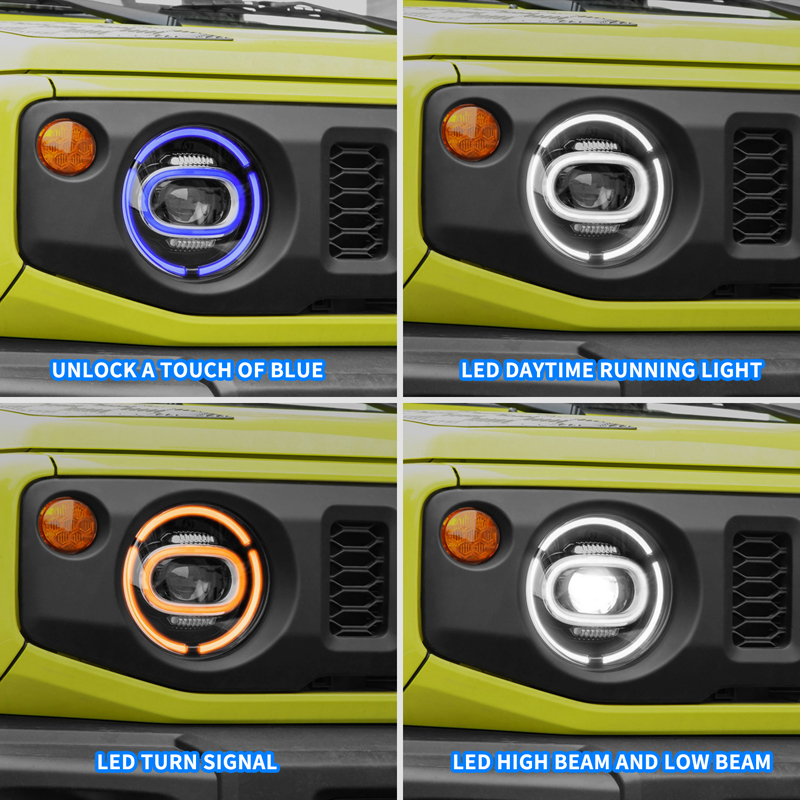 JIMNY ACCESSORIES jimny led head light for Jimny JB74W JB64W JB74 JB64 2018+,Lights&Electronics