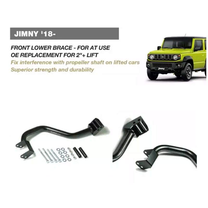 JIMNY JB74 ACCESSORIES Front Lower Brace for Suzuki Jimny JB74 JB64 JB74W JB64W 2018 2019 2020 ...