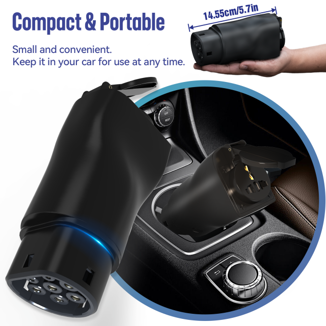 Type 2 V2L Discharging Adapter for BYD, MG, Hyundai