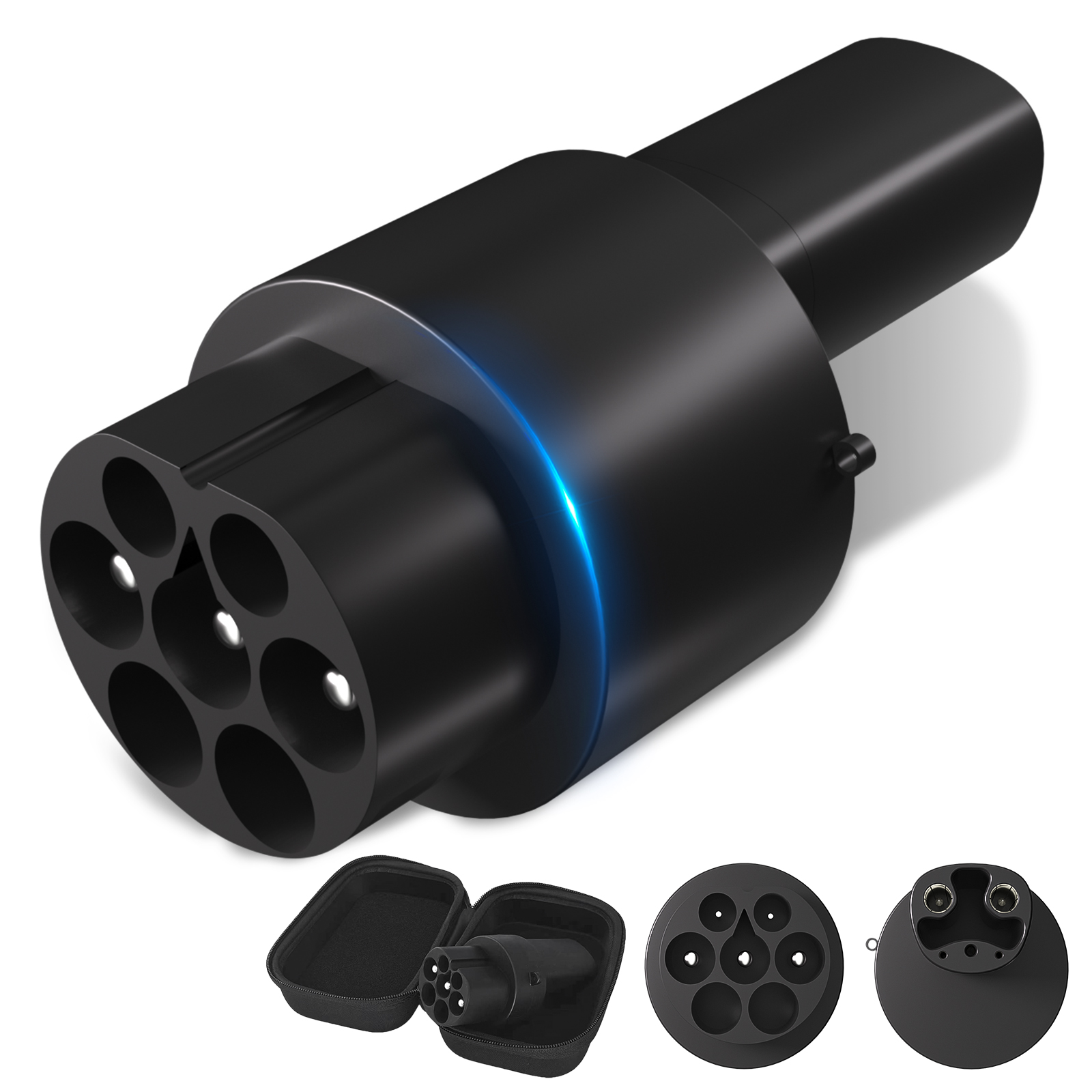 Type 2 to NACS Adapter for Tesla, 80A/240V