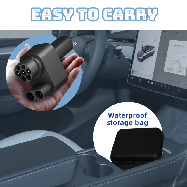 CCS2 to NACS EV Charging Adapter For Tesla Model 3/Y/S/X