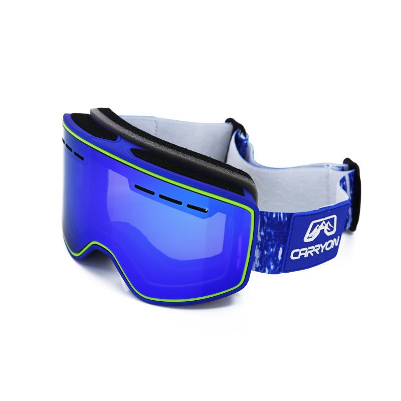 Latest trends Cylindrical frameless ski goggles magnetic ...