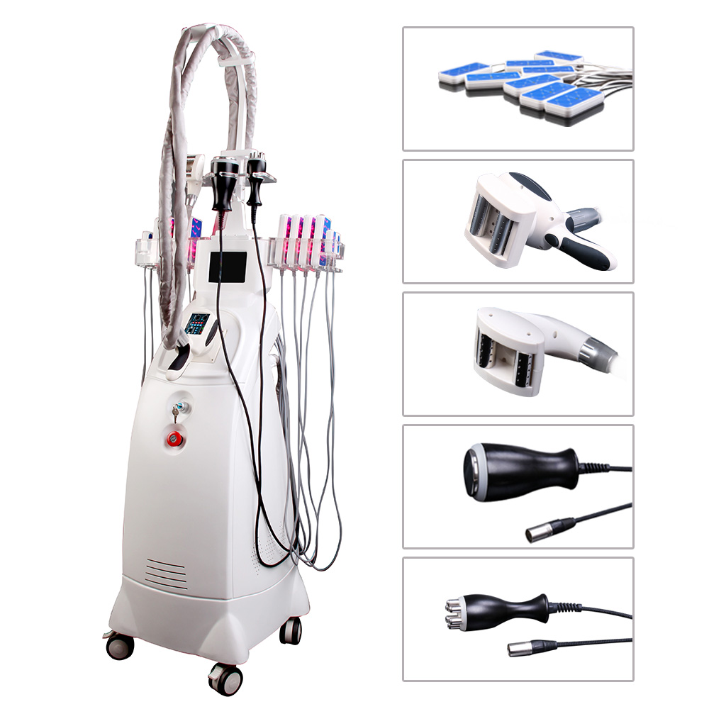 5 in 1 RF Cavitation Vacuum Therapy Lipo Laser Machine,Vacuum Rollers ...