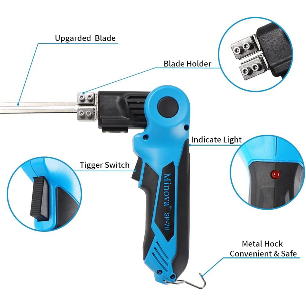 MINOVA SP07H Rotatable Hot Knife Foam Cutter MXS