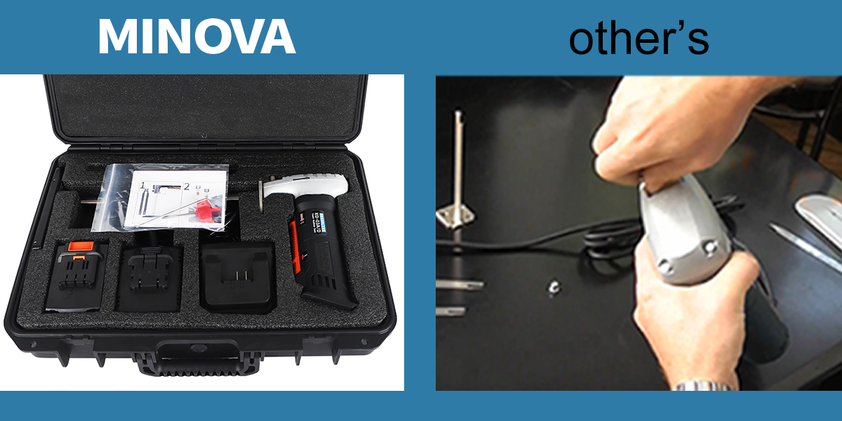 MINOVA KD-03A/D Upholstery Tools With Toolbox 12"