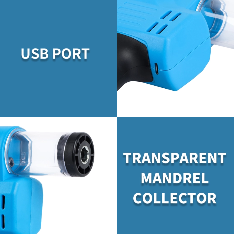 Minova Battery Rivet Tool Kit Cordless Rivet Gun KD-02DT