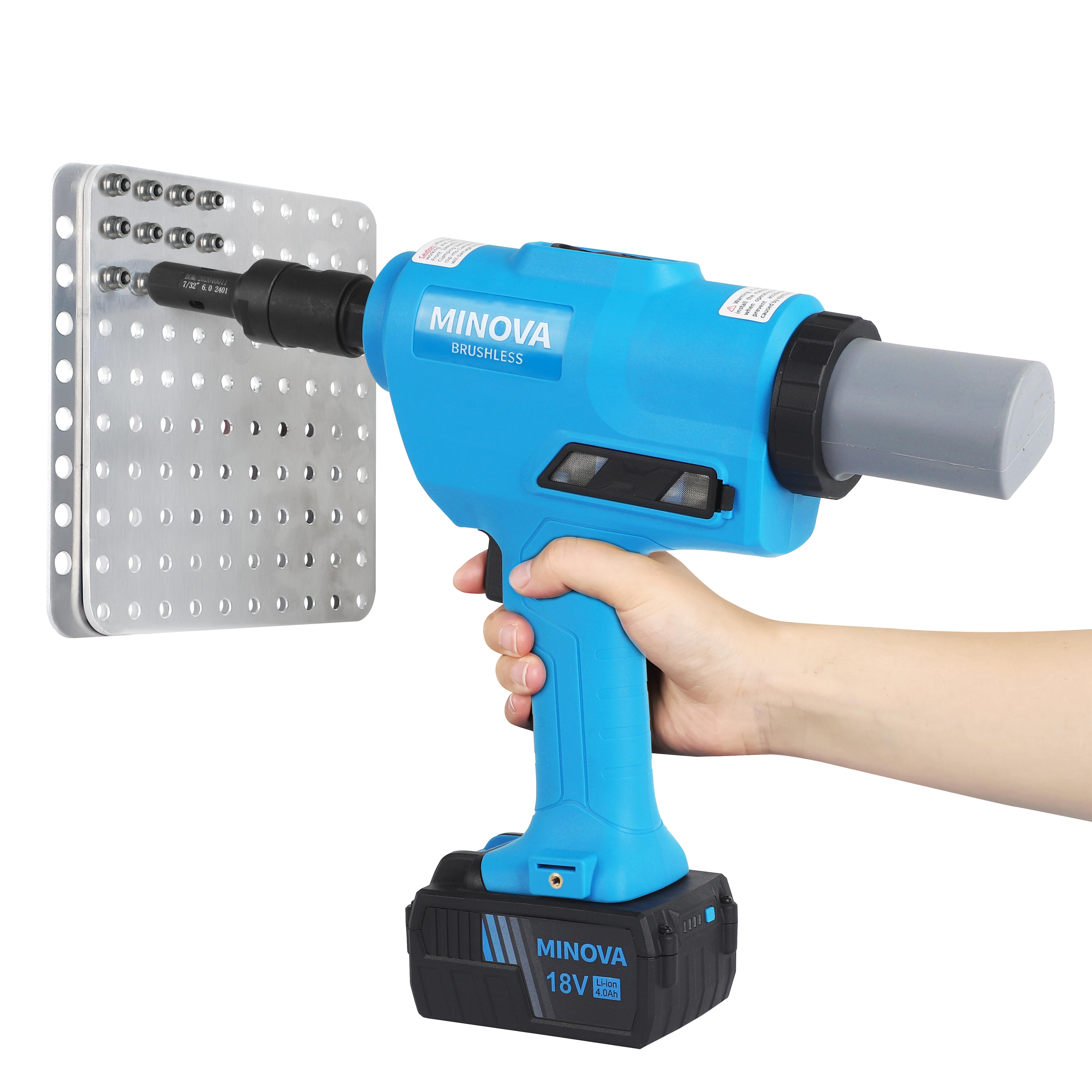 Introducing the New Product: MINOVA KD-02HB Cordless Rivet Gun Install ...