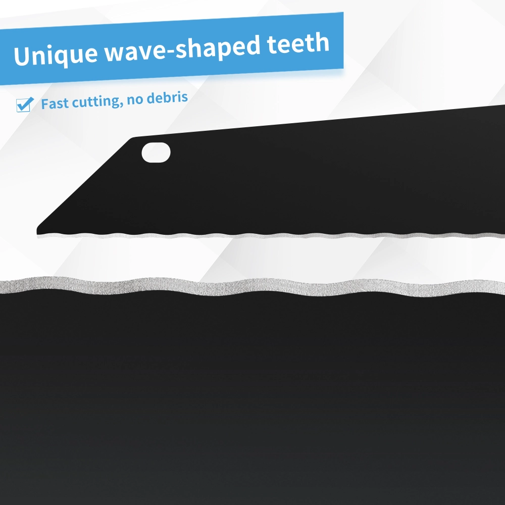 MINOVA Insulation Hand Saw, 16 Inch Steel Blade Wavy Teeth Serrated ...