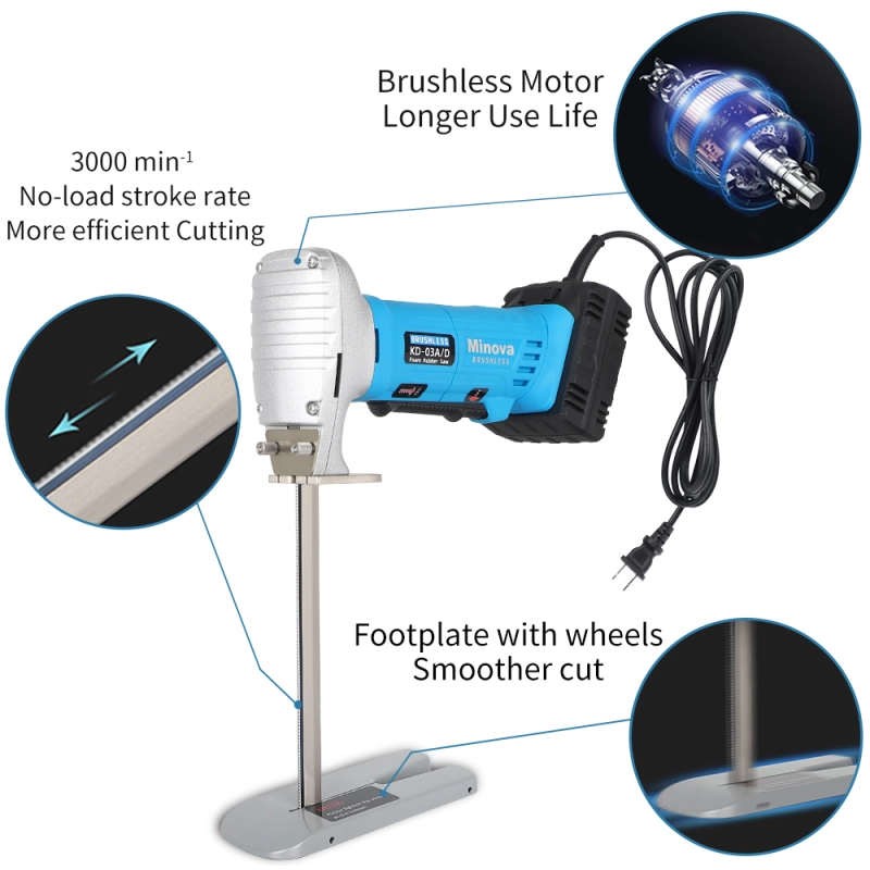 MINOVA Brushless Foam Rubber Cutter 8” Kit KD-03A