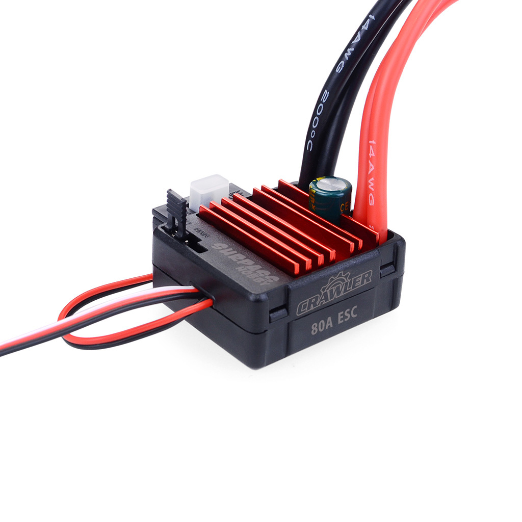 Surpass - 550 Brushed Motor and 80A ESC Combo for RC Crawlers,Car Motors