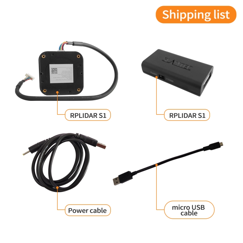 RPLIDAR S1M1 - 40 Meter, 360° ,TOF Laser Range Scanner - Lidar Sensor