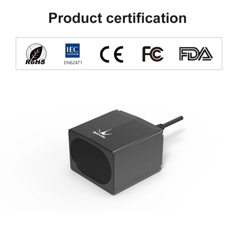 Benewake TF03-100 - 100M, IP67, 10KHz, Indoor/Outdoors, UART/IIC/RS485 ...