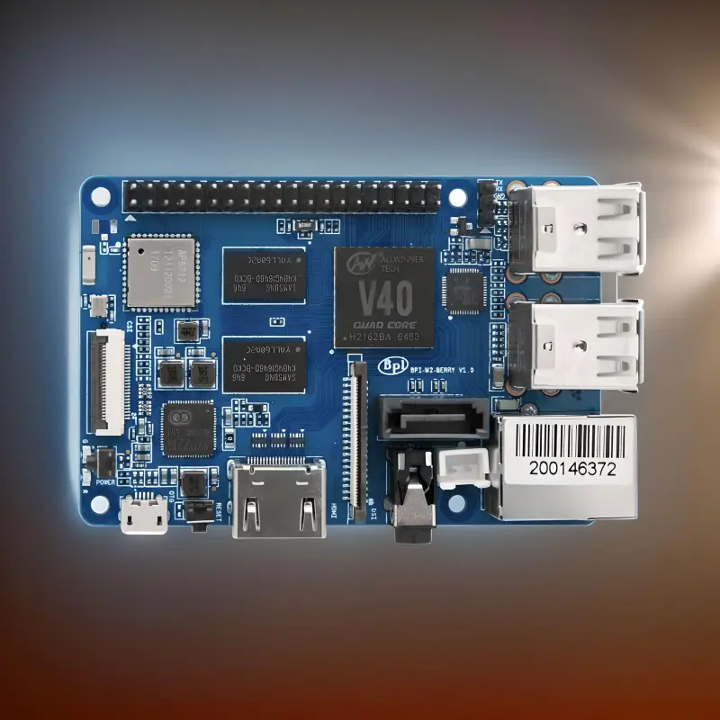 BPI-M2 Berry with Allwinner A40i/R40 chip design with 1GB DDR3 SDRAM
