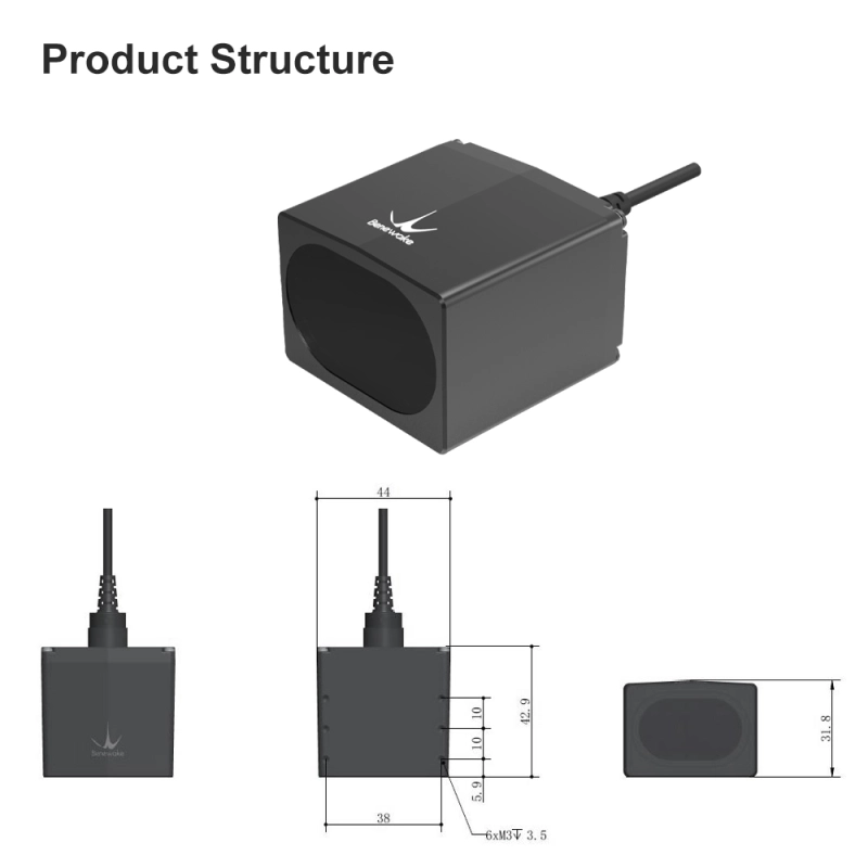 Benewake TF03-180 - 180M, Pixhawk, IP67, 10KHz, Indoor/Outdoors, UART ...
