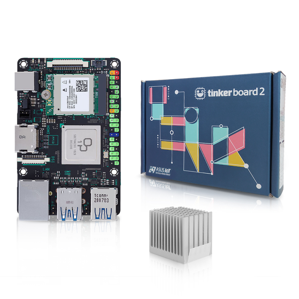 ASUS Tinker Board 2 Single Board Computer - Rockchipi RK3399 Support ...