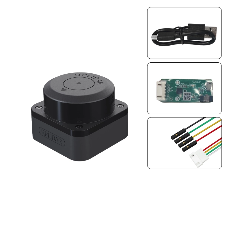 RPLidar C1 - 360° 12Meter Lidar Scanner - Seamless switching of A1M8 - DTOF Lidar Sensor UAV Drone