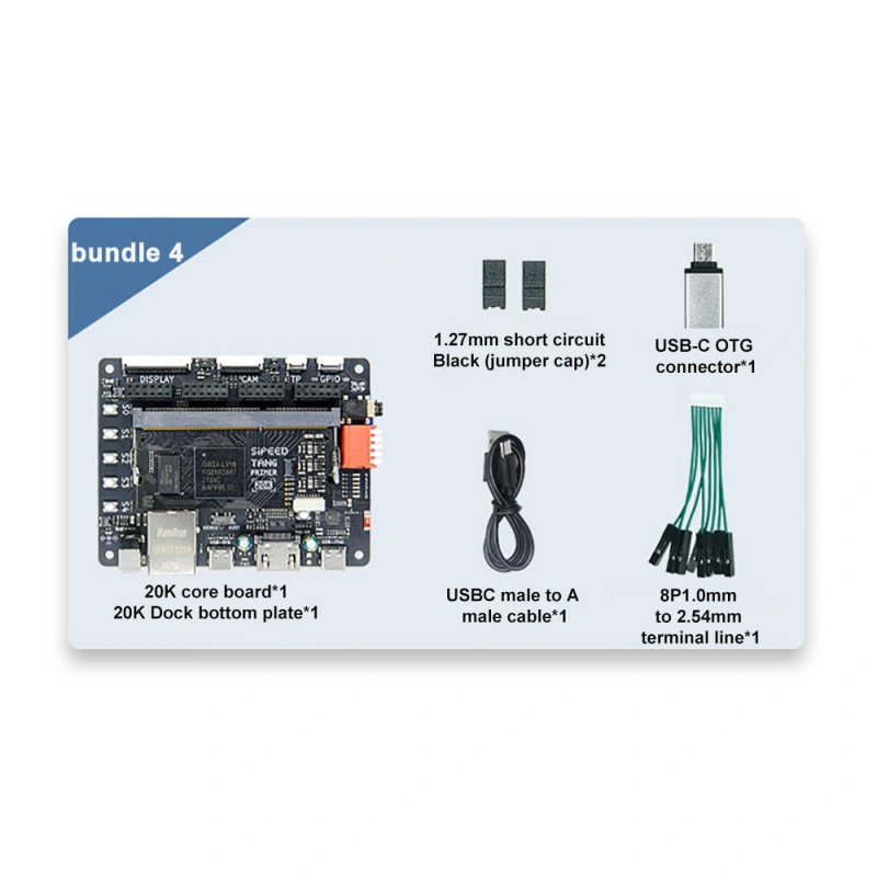 Sipeed Tang Primer 20K - FPGA Board, GOWIN GW2A GoAI - MINI system, TWO Ext-boards