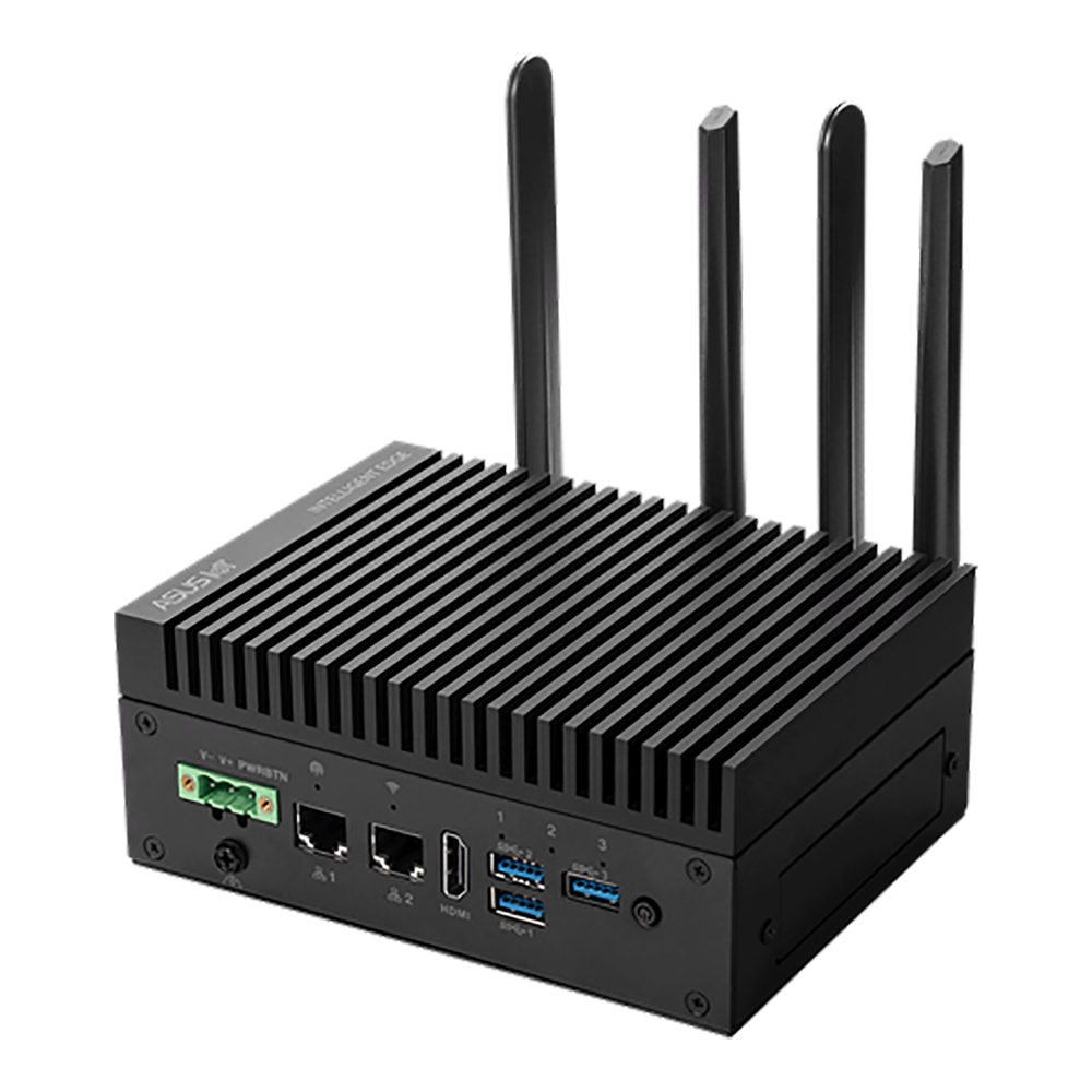 ASUS PE1000N AI Edge Computer, Optional NVIDIA Jetson Nano, TX2 NX and Xavier NX AI Module