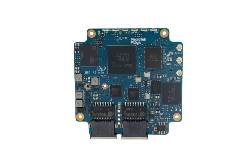 BPI-R3 Mini Router board with MediaTek MT7986(Filogic 830),support Wi ...