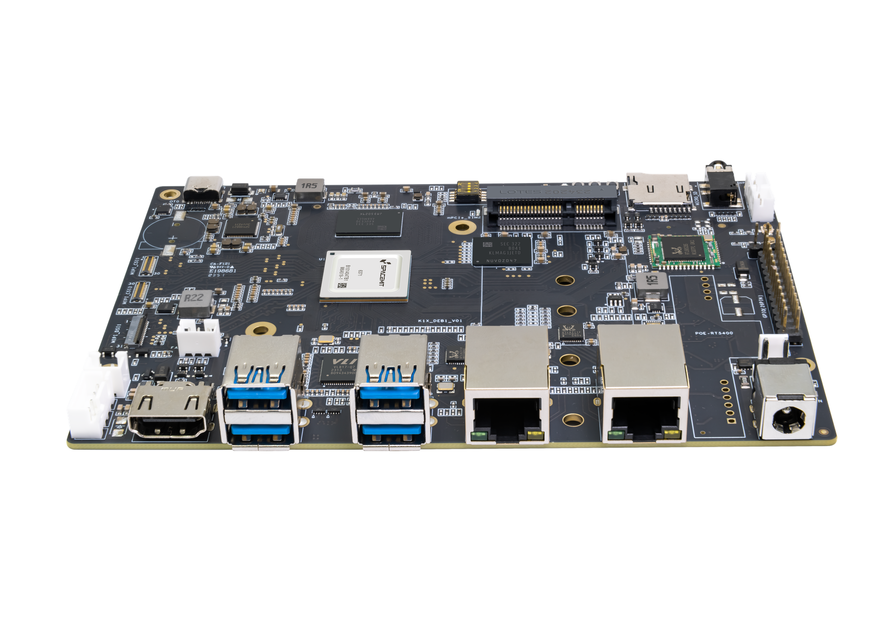 Banana Pi BPI-F3 - Industrial grade RISC-V SBC, 2.0 TOPs, 8GB RAM 16GB eMMC, 2xGbE Ethernet prot ...