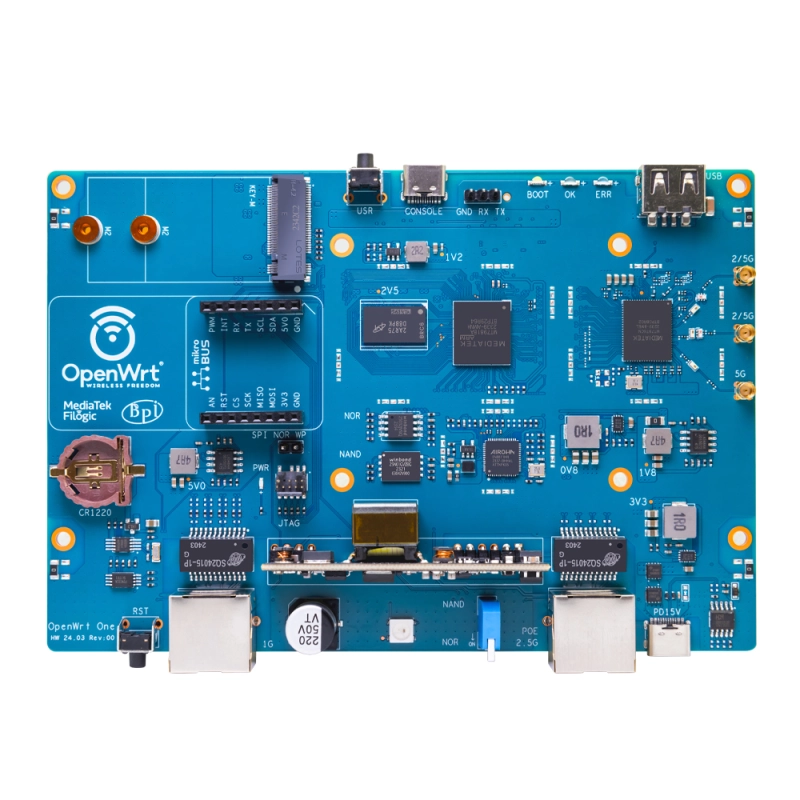 Banana Pi OpenWrt One - Official OpenWrt Router Mainline Support