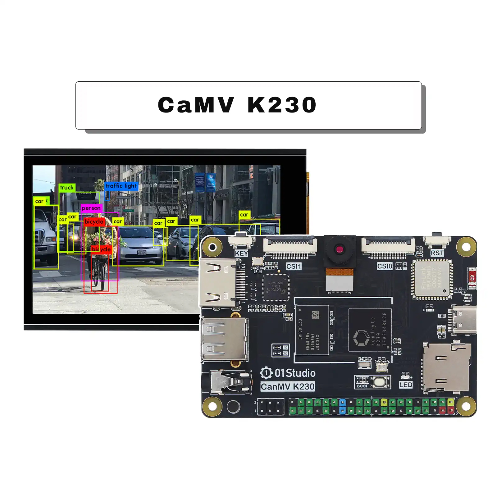 youyeetoo 01 Studio Canmv K230 AI development board camera visual ...