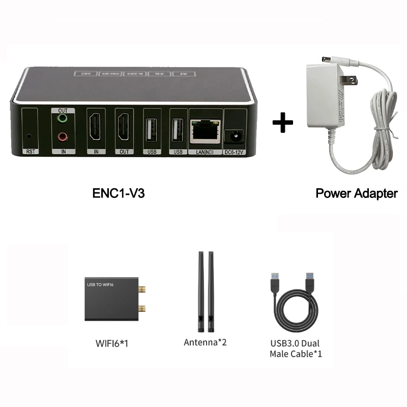 LinkPi ENC1-V3 NDI Encoder - ENC1 V2 upgraded version, RTSP/RTMP/HTTP/HLS