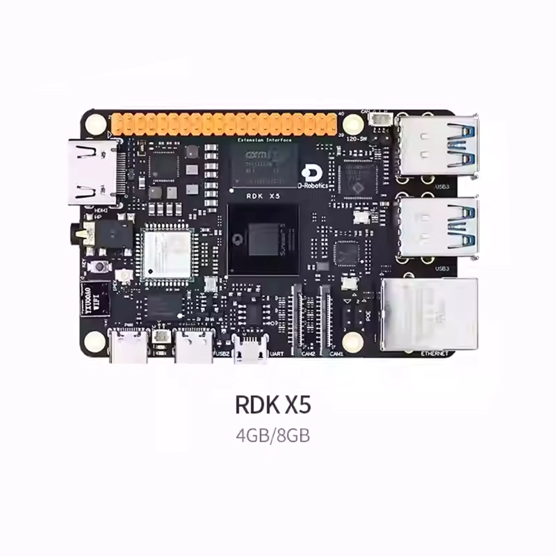 D-Robotics RDK X5 Development Kit with 10 TOPS AI Chip, 8-core CPU, Rich Interfaces for Smart ...