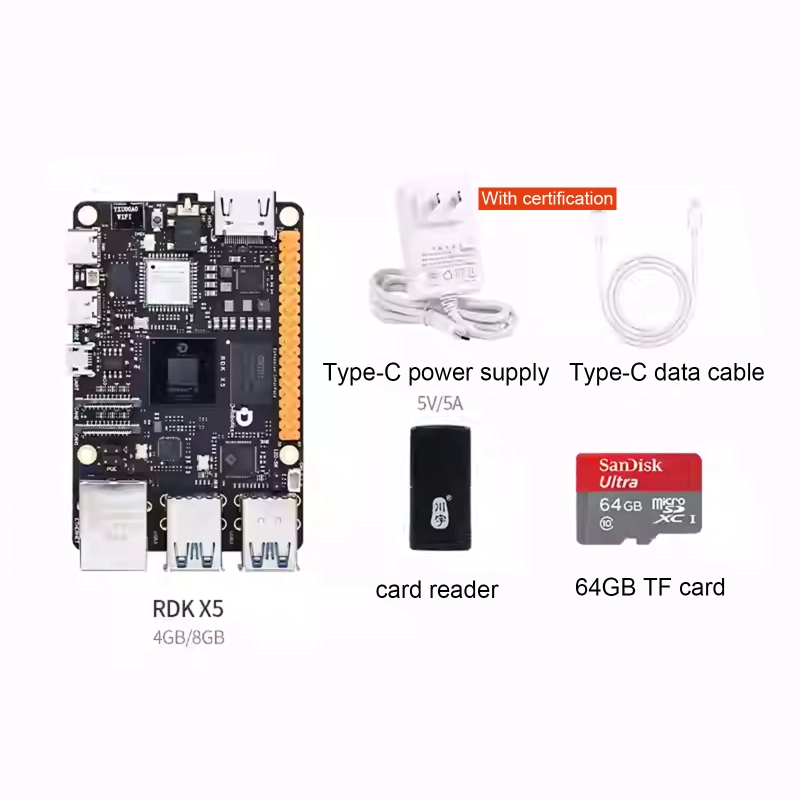 D-Robotics RDK X5 Development Kit with 10 TOPS AI Chip, 8-core CPU ...