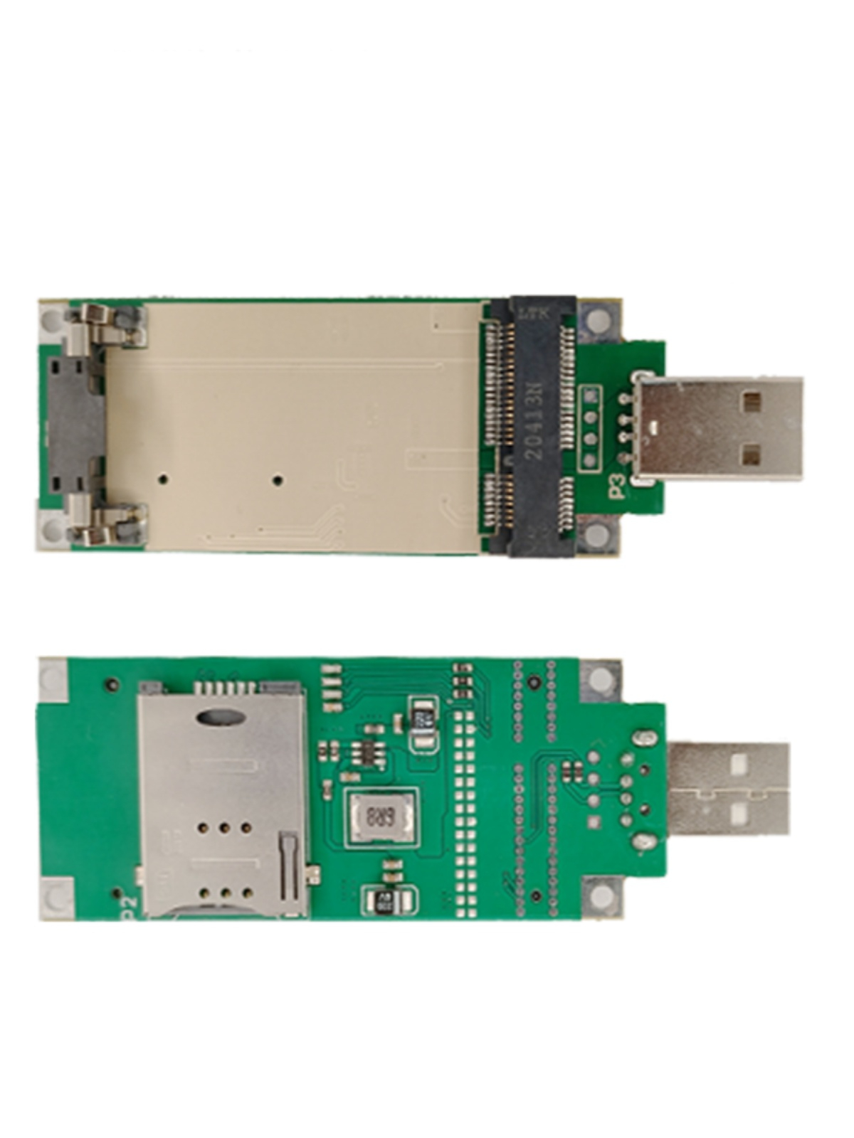 Mini PCIe to USB interface for 4G LTE Module（EC20-C R2.0 Mini PCIe-C ...